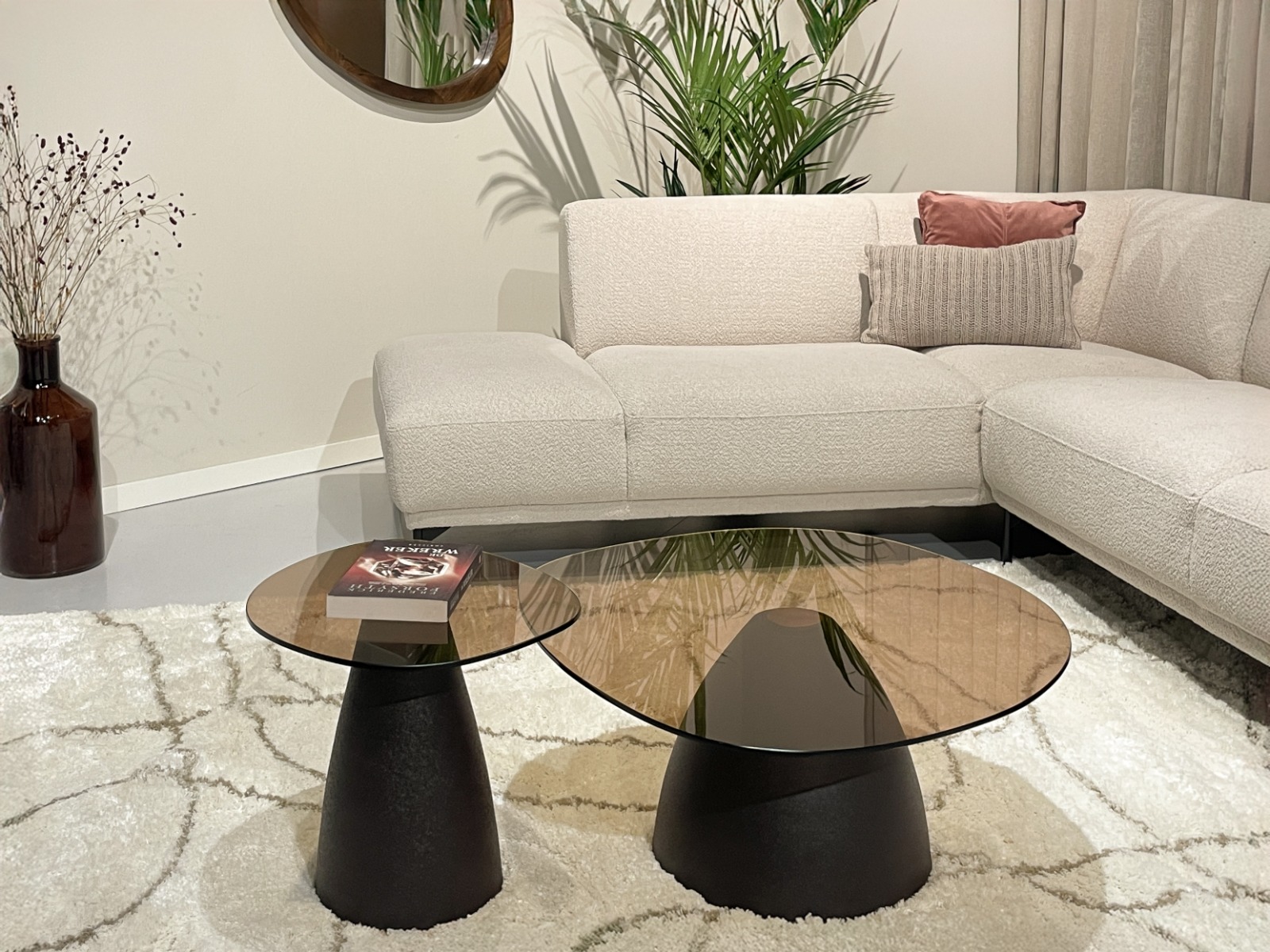 Salontafel Brix Mylon Brown organisch 50cm